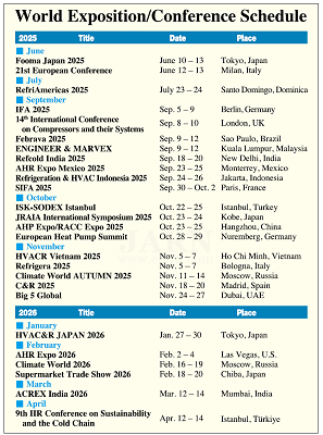 World Exposition/Conference Schedule - 2025.04 | eJARN.com